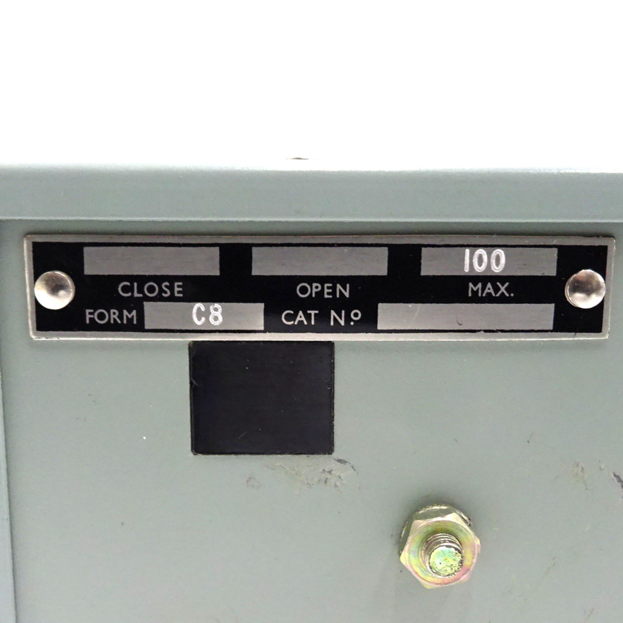 Pressure Switch PGS-C8-100 GEC 100lb C8 *New* - Axxa - Motor Control & Automation